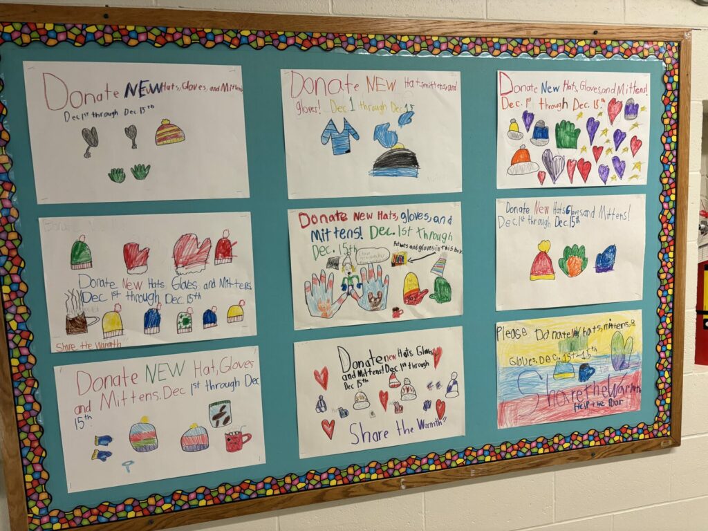 Harrington Elementary students Share the Warmth - Harrington Elementary ...