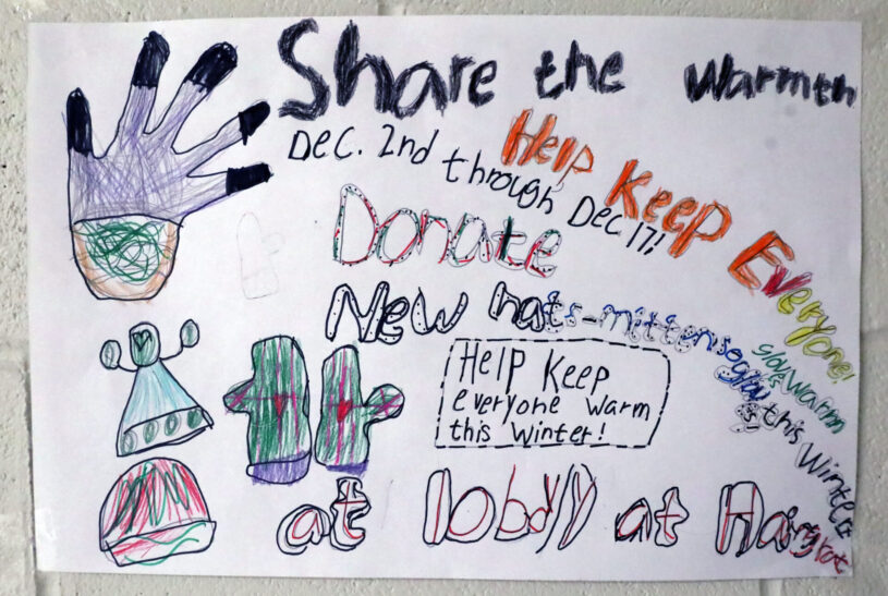 Harrington Elementary students continue to Share the Warmth ...